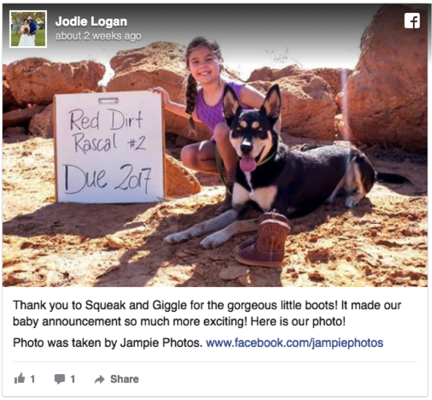 Red Dirt Rascal #2 ... Congrats Jodie! – Squeak and Giggle